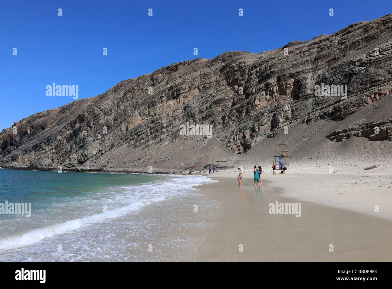 South America Peru Paracas National Reserve Desert Playa La Mina Beach ...