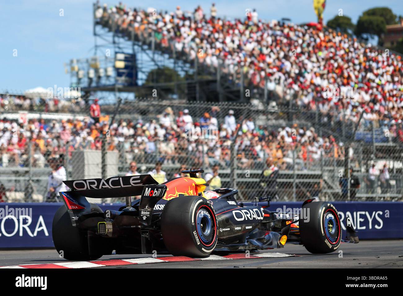 MONTE-CARLO, MONACO - MAY 25: Max Verstappen of the Netherlands driving ...