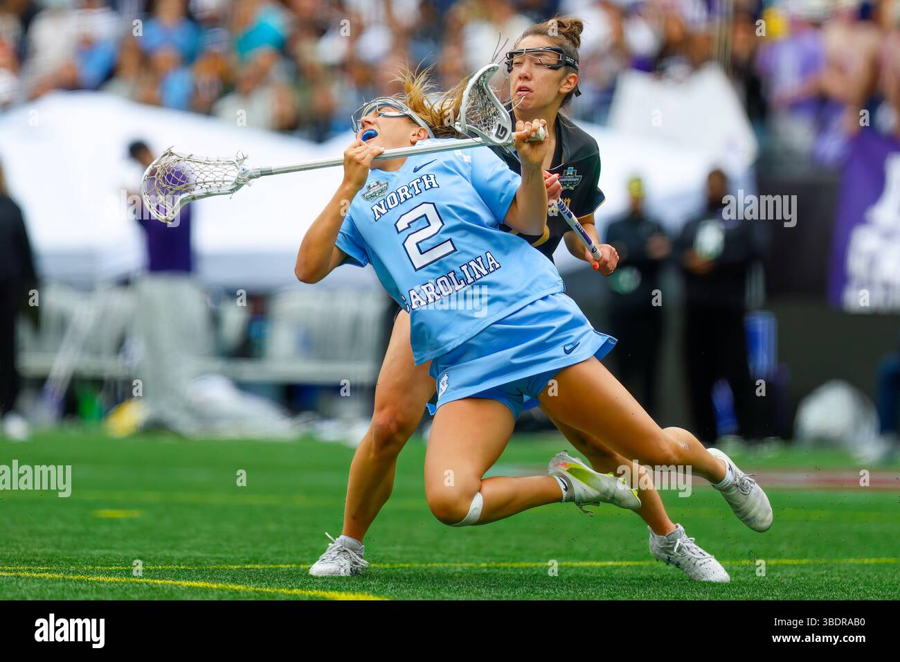 Foxoboro, Massachusetts, USA. 25th May, 2025. UNC's CHLOE HUMPHREY (2 ...
