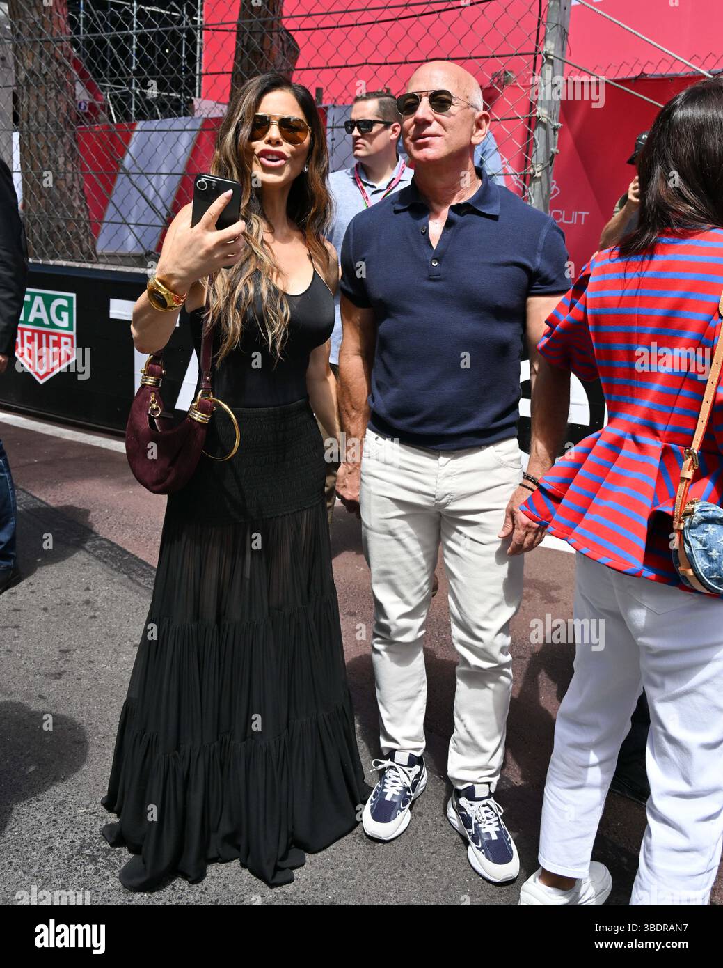 Monaco, Jeff Bezos and Lauren Sanchez at the Monaco GP 2025. photo ...