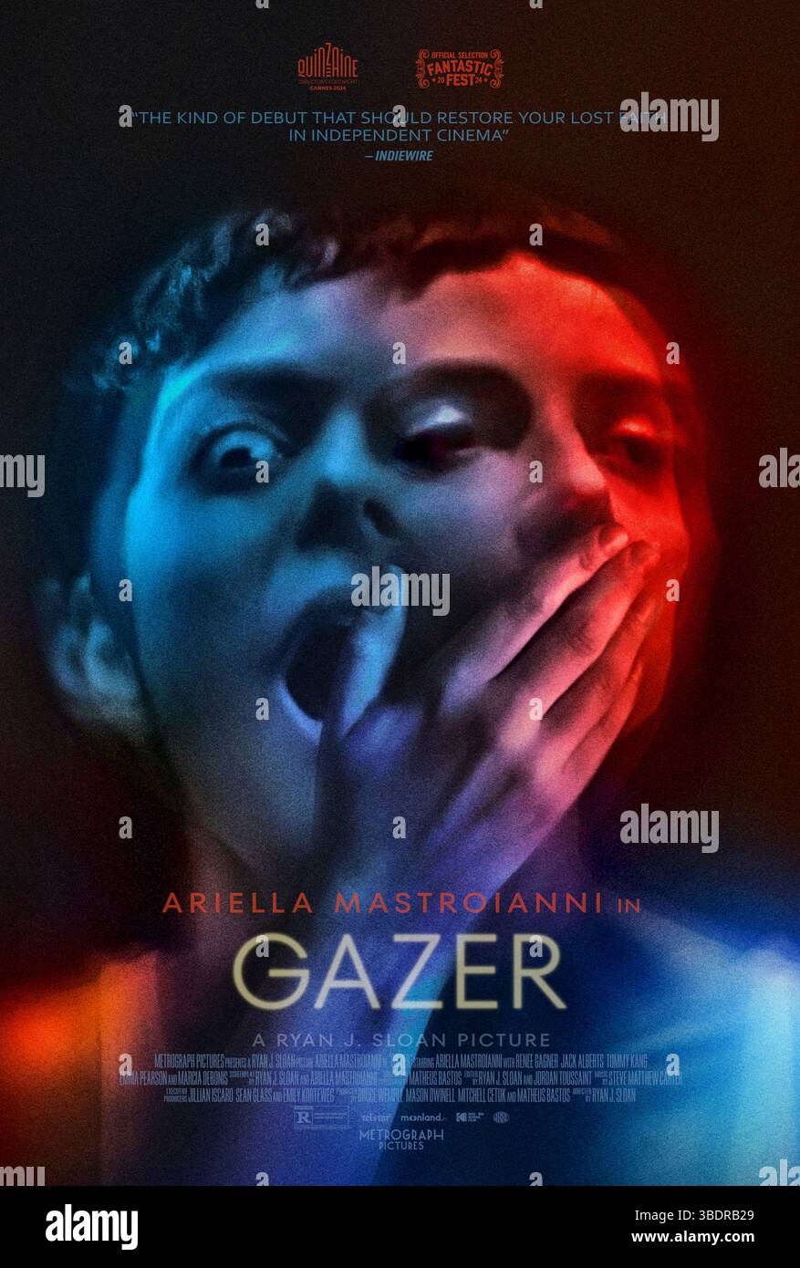 Gazer (2024) directed by Ryan J. Sloan and starring Ariella Mastroianni ...