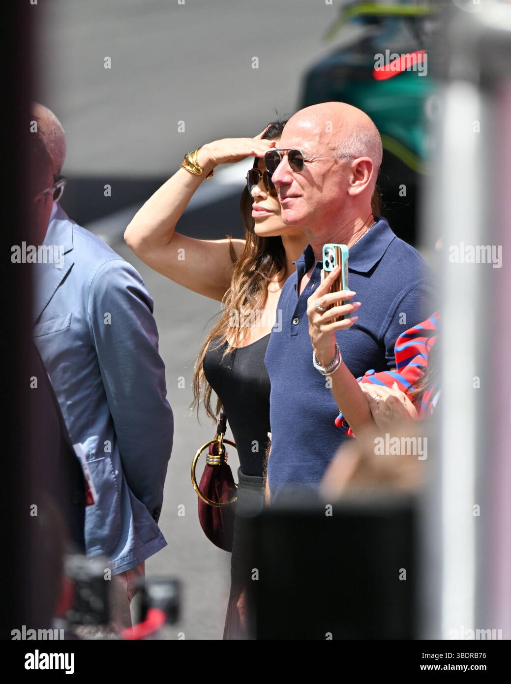 Monaco, Jeff Bezos and Lauren Sanchez at the Monaco GP 2025. photo ...