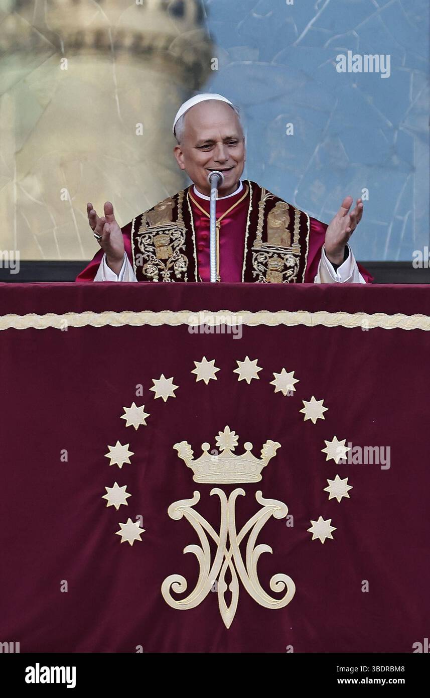 May 25, 2025 - Rome, Italy. POPE LEO XIV visits the Santa Maria ...