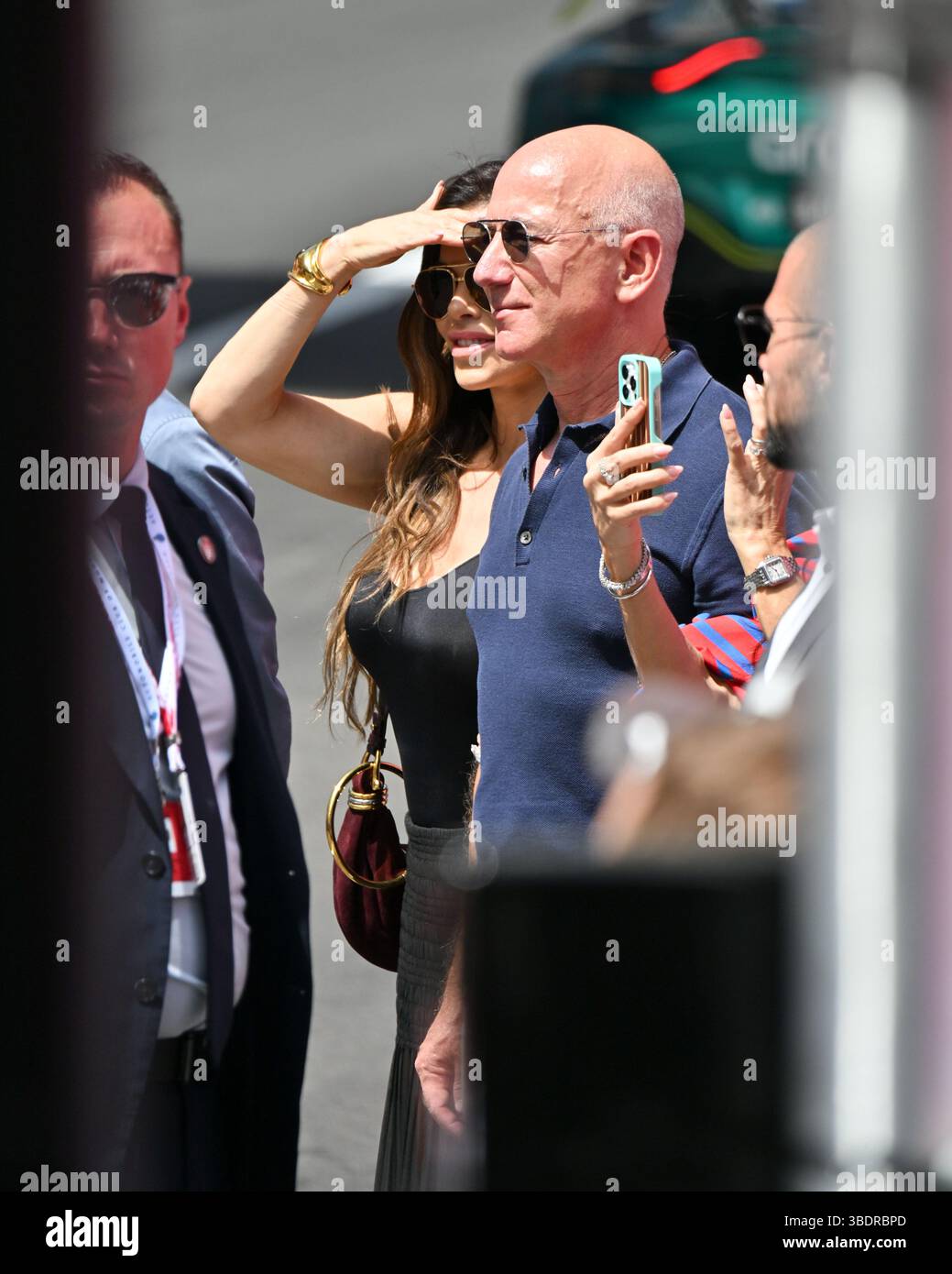 Monaco, Jeff Bezos and Lauren Sanchez at the Monaco GP 2025. photo ...