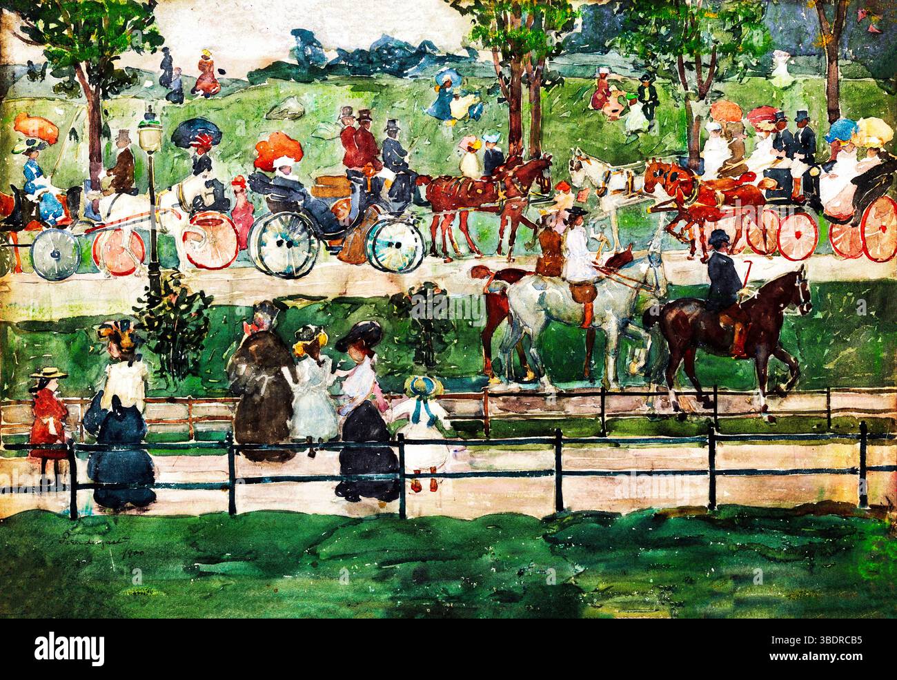Prendergast plein air hi-res stock photography and images - Alamy
