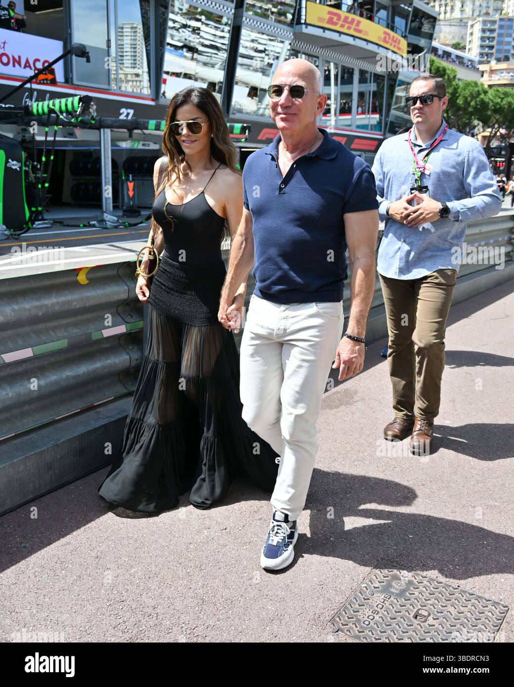 Monaco, Jeff Bezos and Lauren Sanchez at the Monaco GP 2025. photo ...