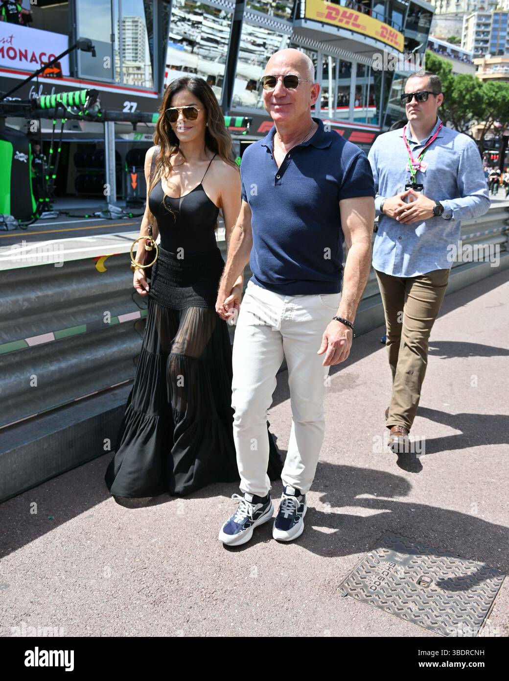 Monaco, Jeff Bezos and Lauren Sanchez at the Monaco GP 2025. photo ...