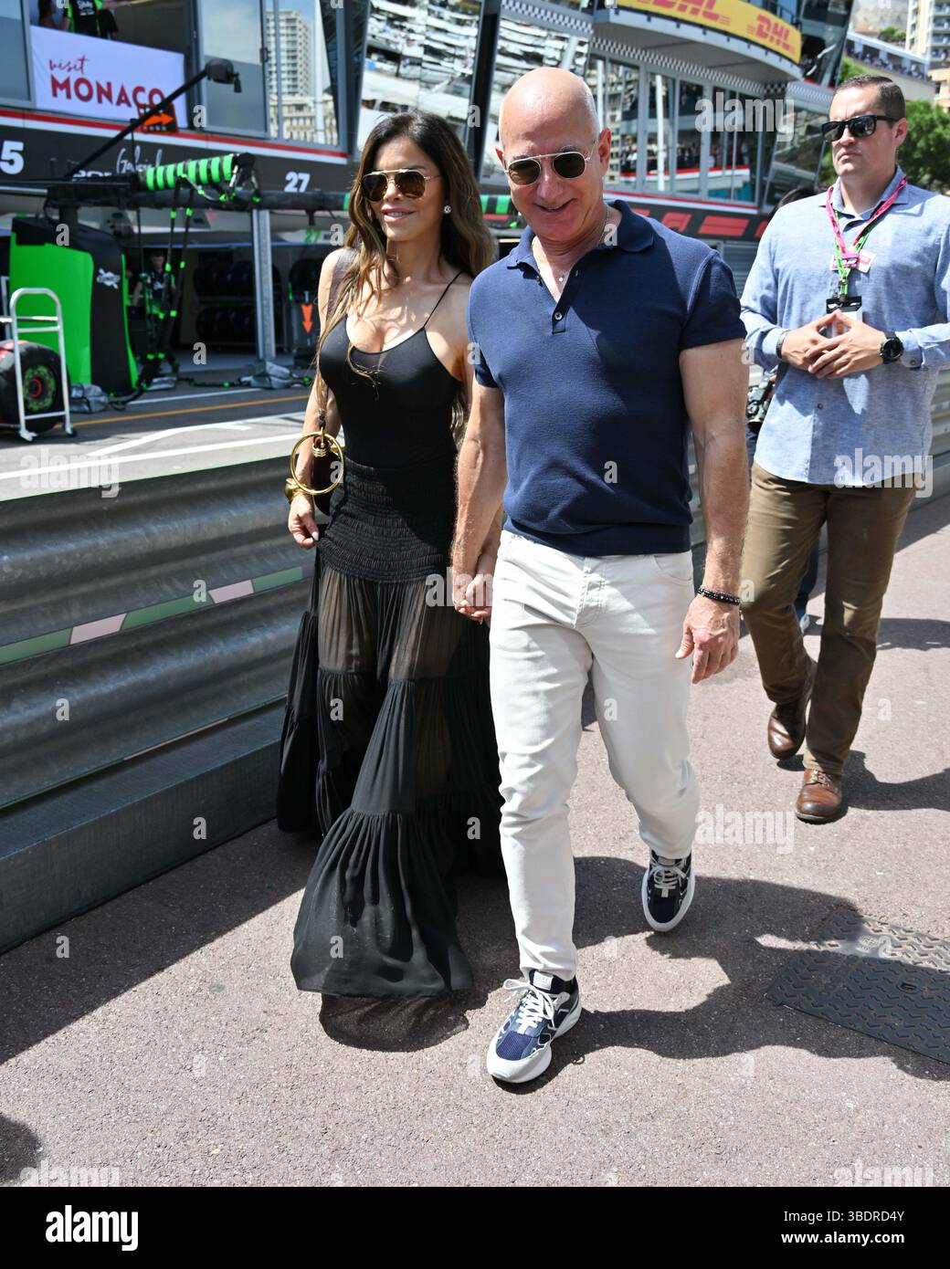 Monaco, Jeff Bezos and Lauren Sanchez at the Monaco GP 2025. photo ...