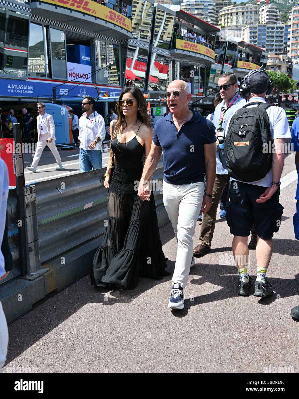 Monaco, Jeff Bezos and Lauren Sanchez at the Monaco GP 2025. photo ...
