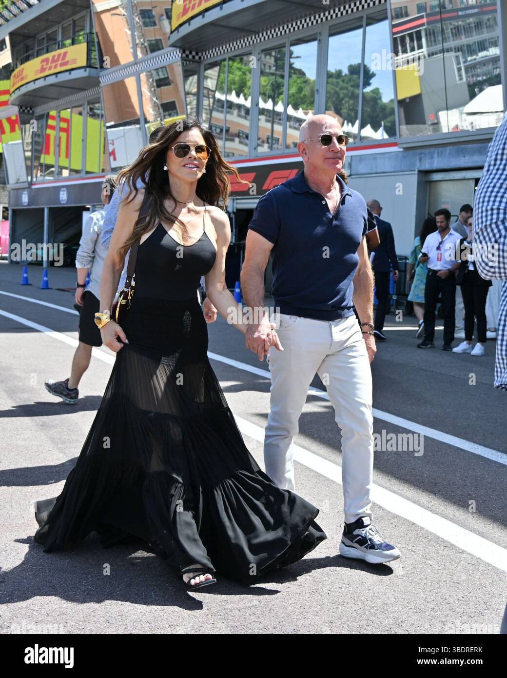 Monaco, Jeff Bezos and Lauren Sanchez at the Monaco GP 2025. photo ...