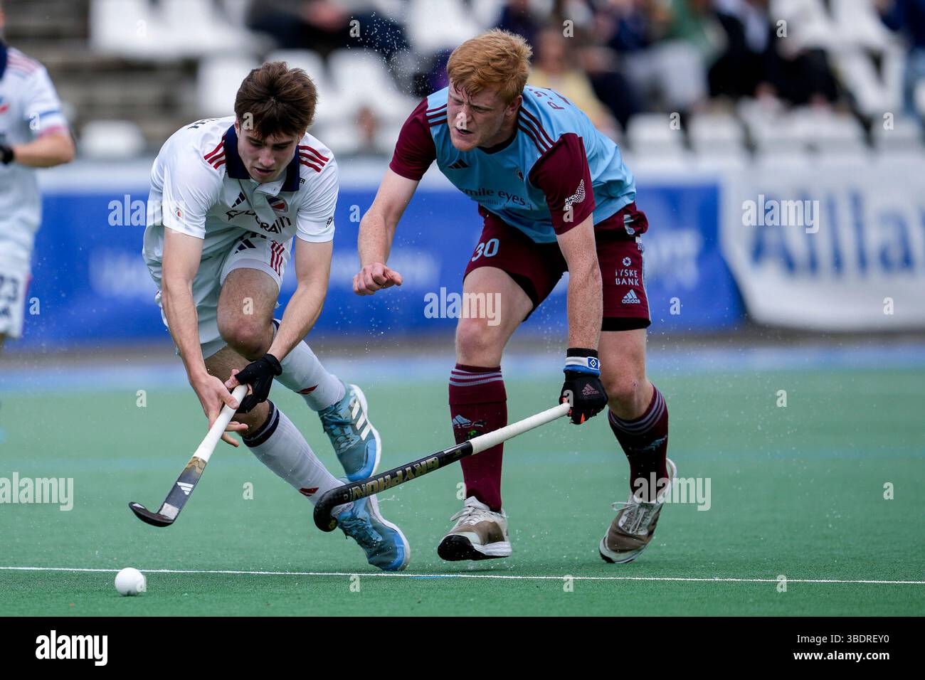 Mannheim, Deutschland. 25th May, 2025. v.li.: Ben Hasbach (MHC, 26 ...