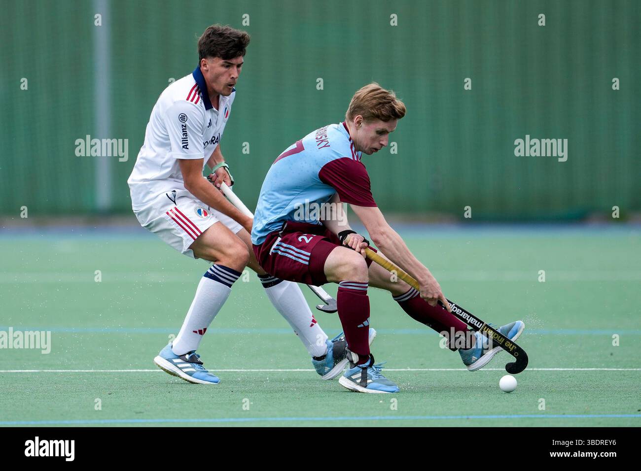 Mannheim, Deutschland. 25th May, 2025. v.li.: Andreas Rafi (MHC, 17 ...