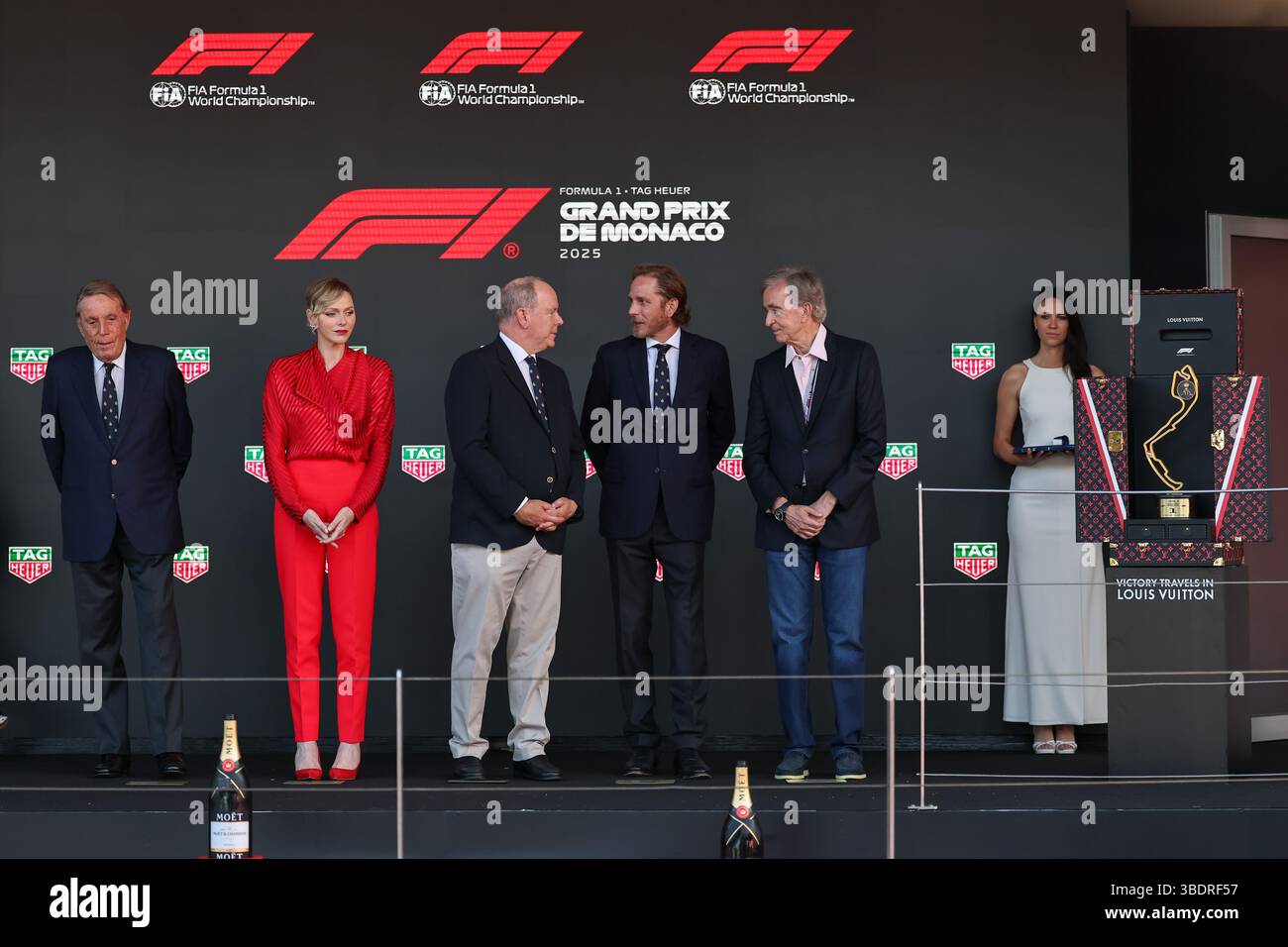 MONTE-CARLO, MONACO - MAY 25: Princess Charlene of Monaco, Albert II ...