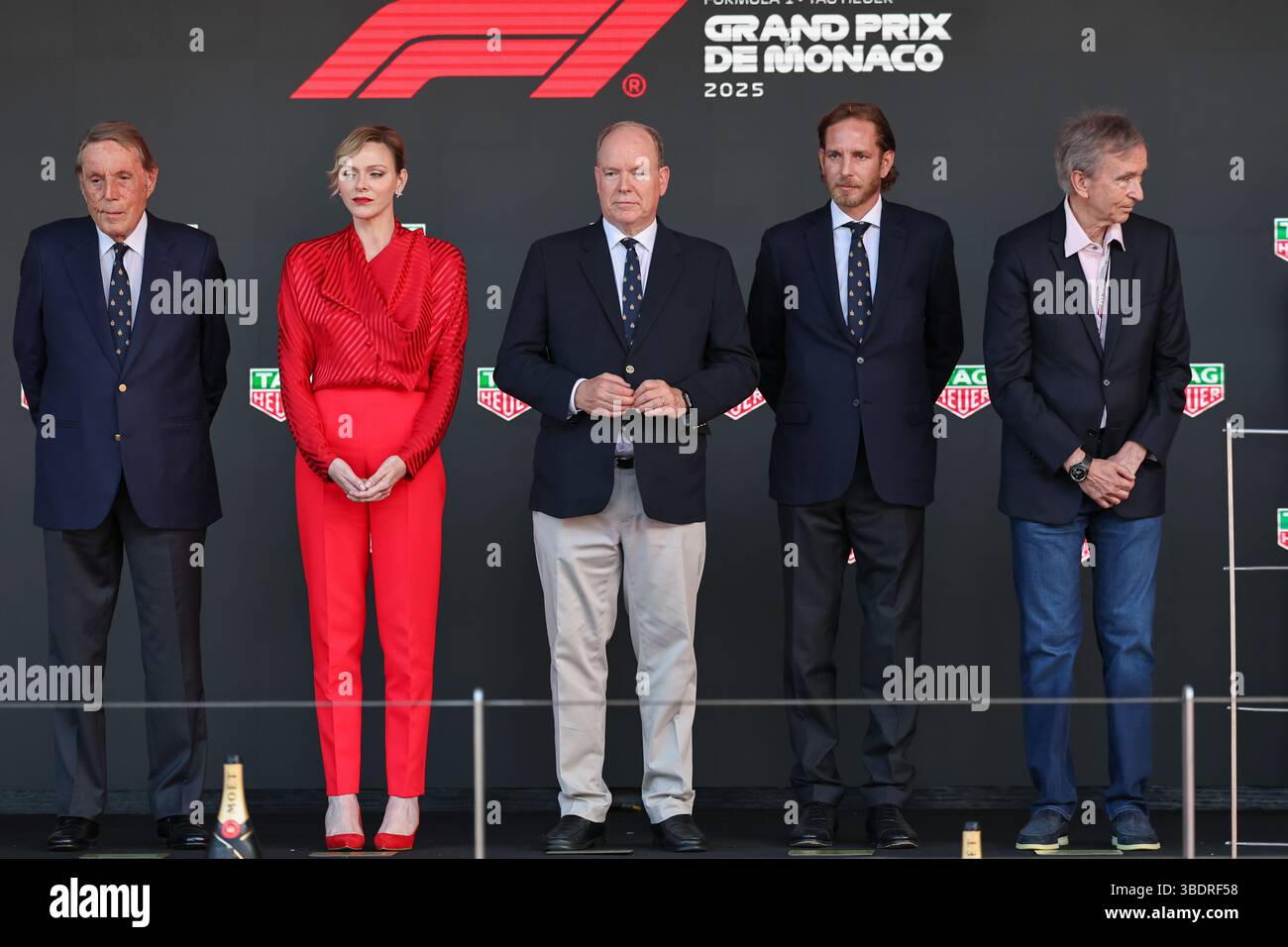 MONTE-CARLO, MONACO - MAY 25: Princess Charlene of Monaco, Albert II ...