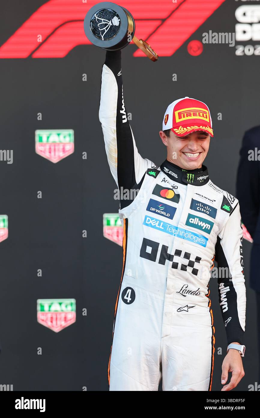 MONTE-CARLO, MONACO - MAY 25: Lando Norris of Great Britain and McLaren ...
