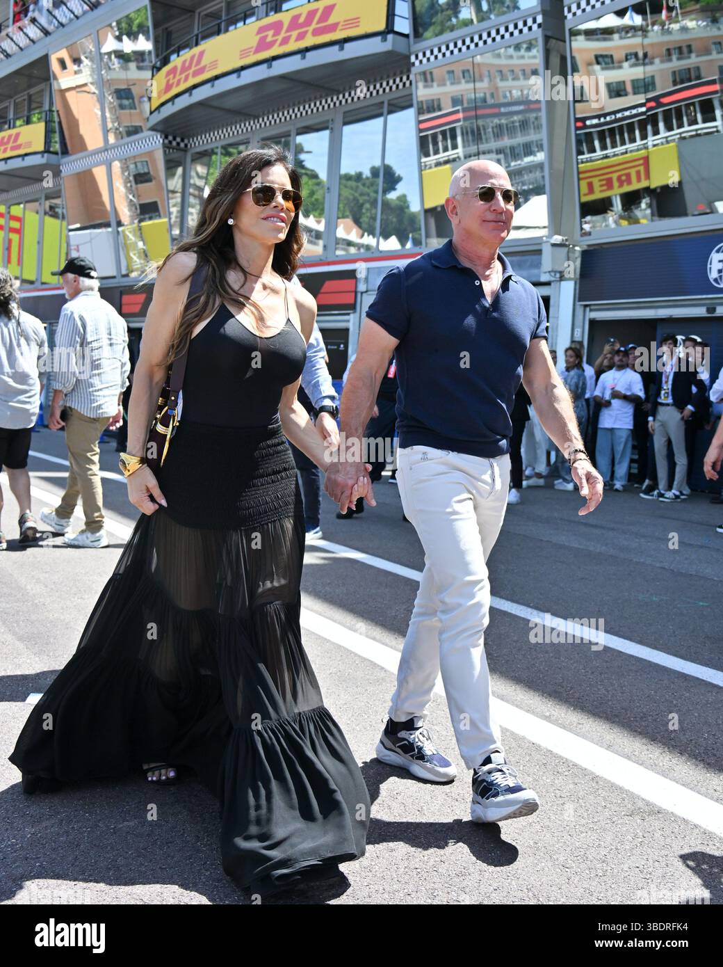 Monaco, Jeff Bezos and Lauren Sanchez at the Monaco GP 2025. photo ...