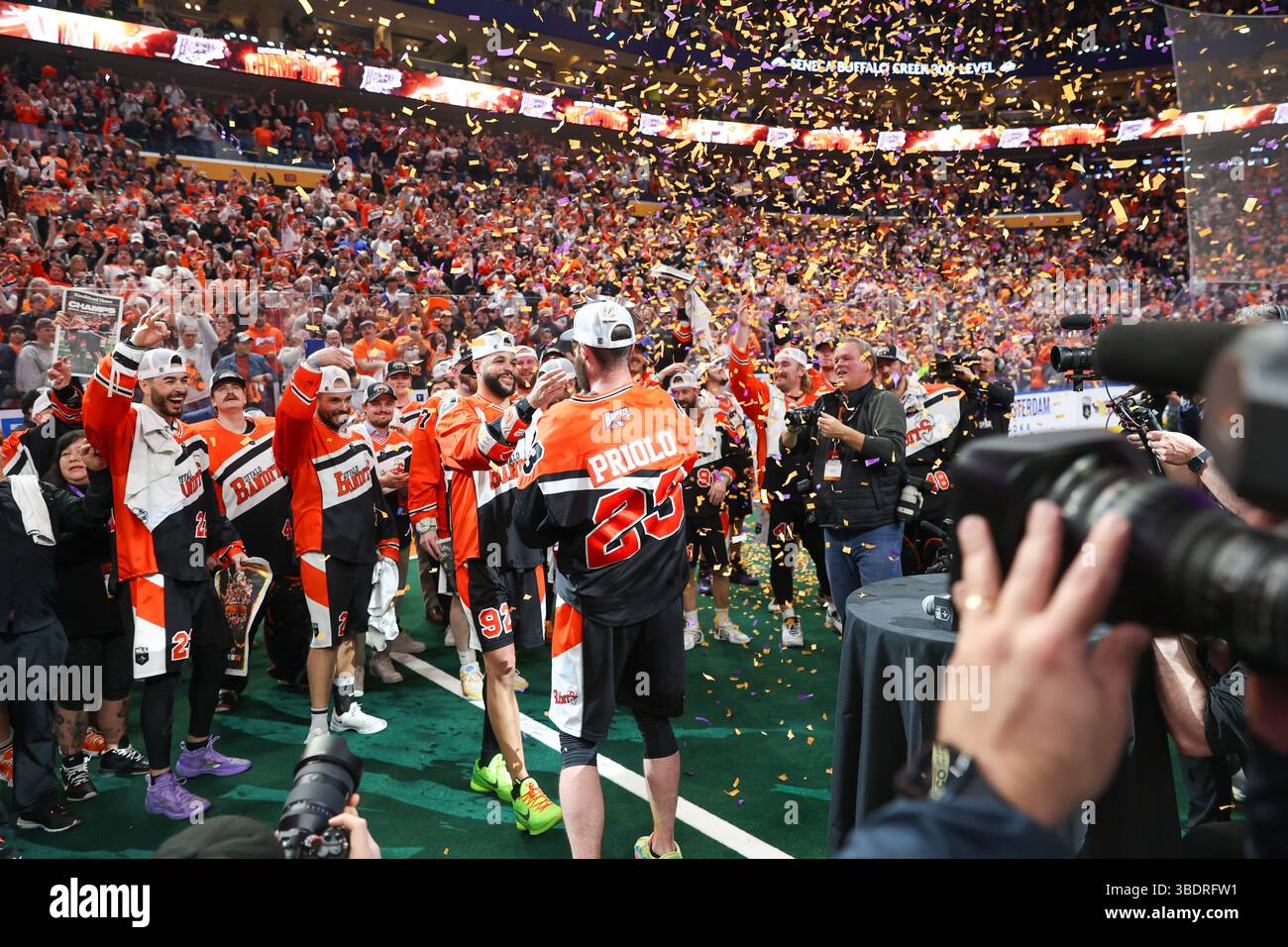 Buffalo, New York, USA. 24th May, 2025. Buffalo Bandits forward Dhane ...