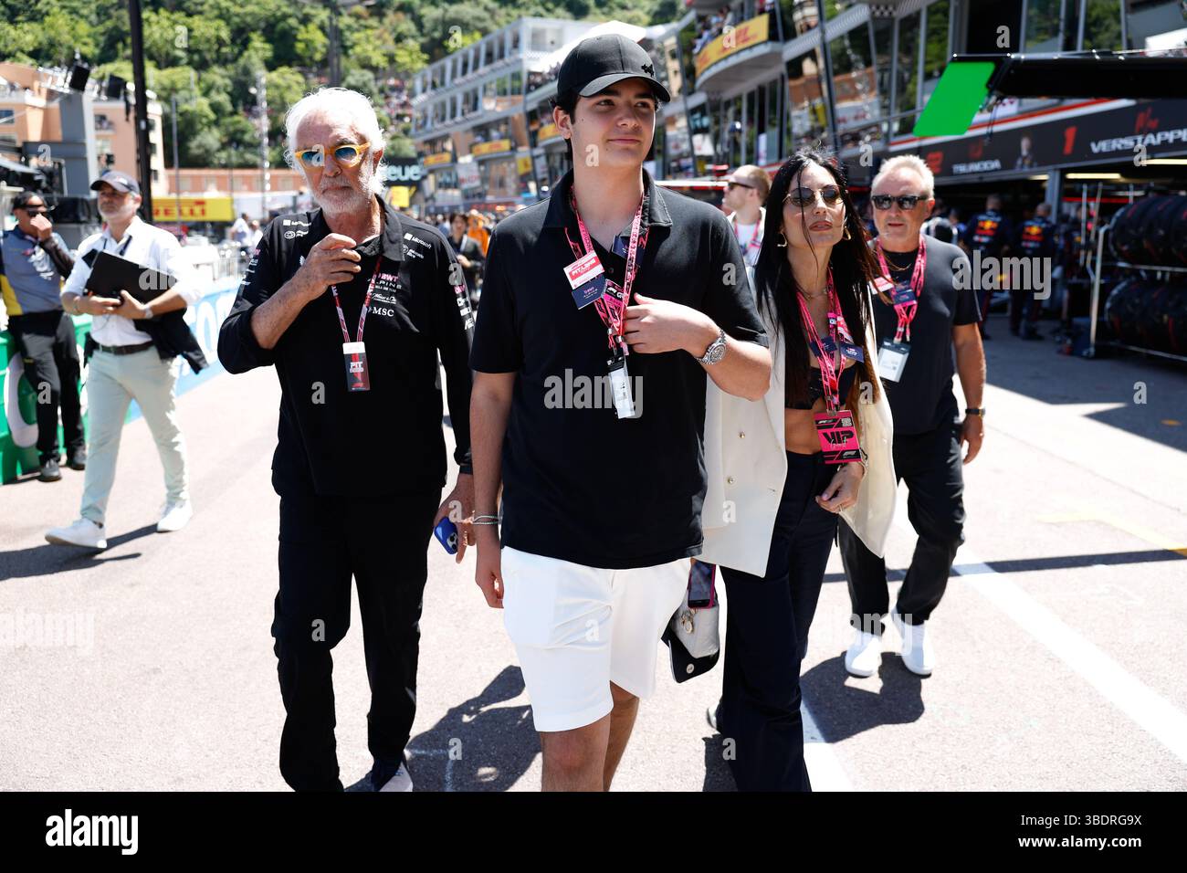 Flavio Briatore (ITA, BWT Alpine F1 Team) with his son Nathan Falco ...