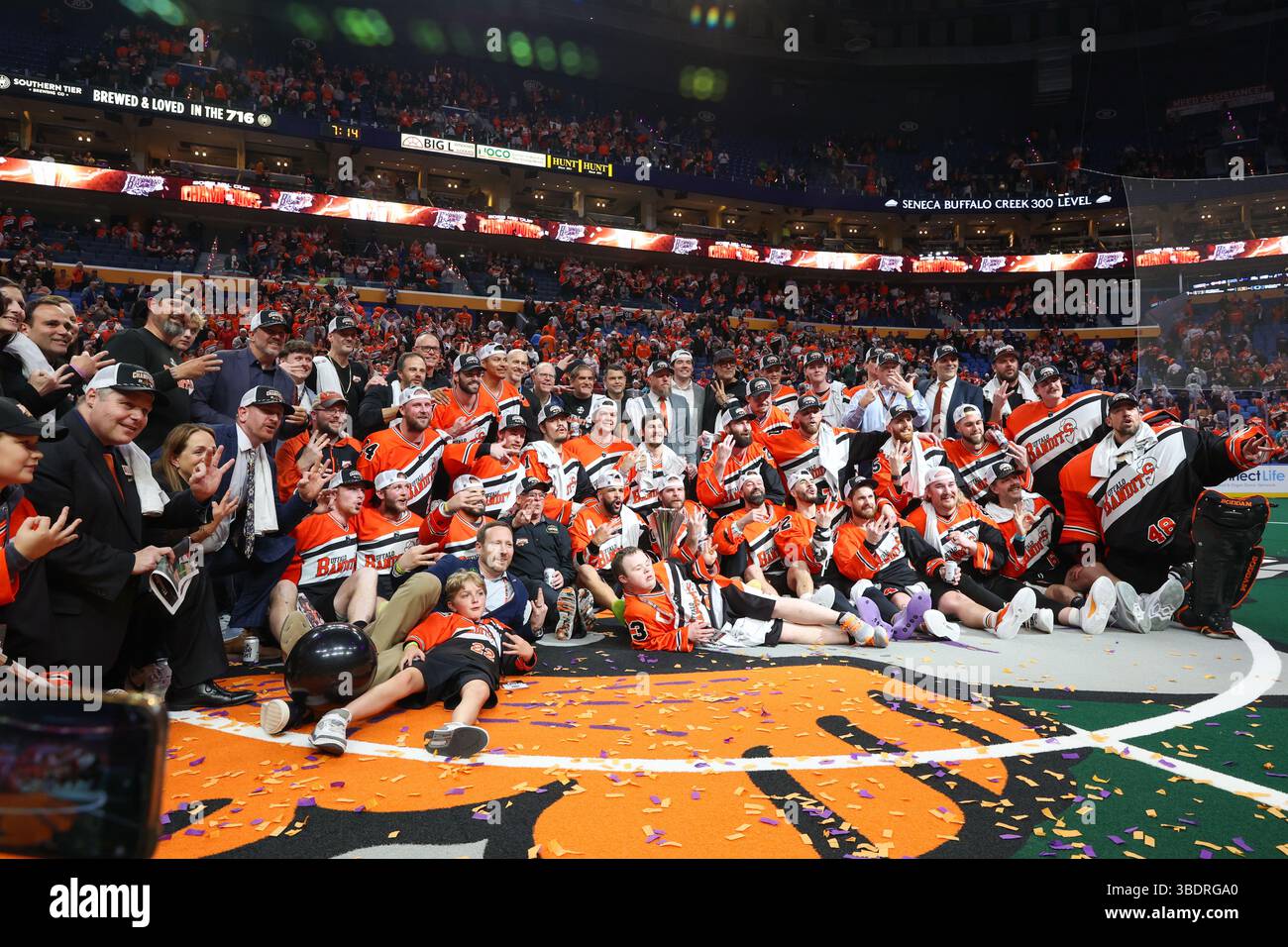Buffalo, New York, USA. 24th May, 2025. Buffalo Bandits players ...