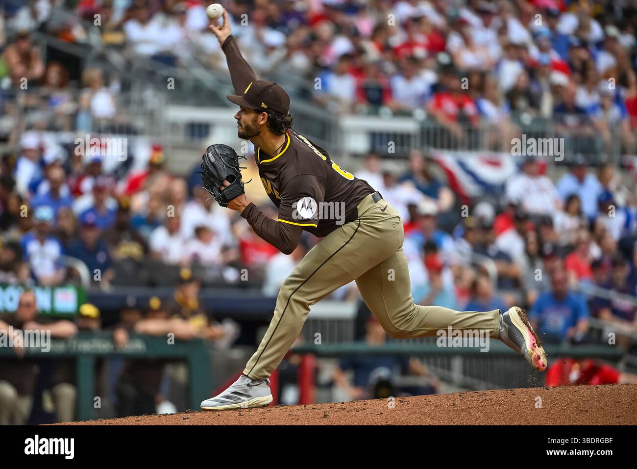 ATLANTA, GA - MAY 25: San Diego Padres pitcher Dylan Cease (84) during ...