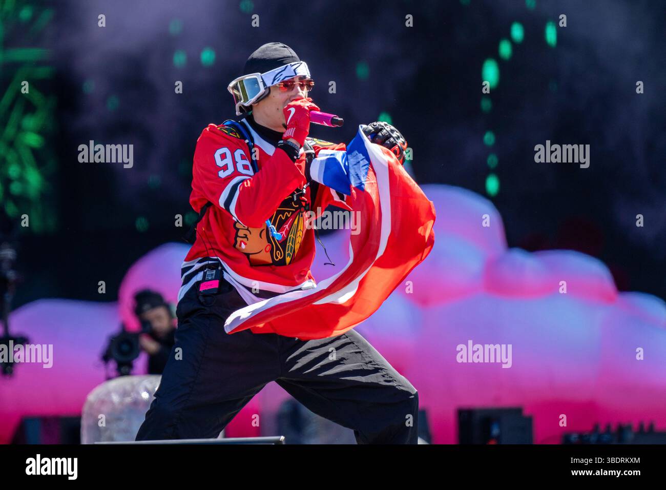 Omar Courtz performs at 2025 Suenos Music Festival on Sunday, May 25 ...