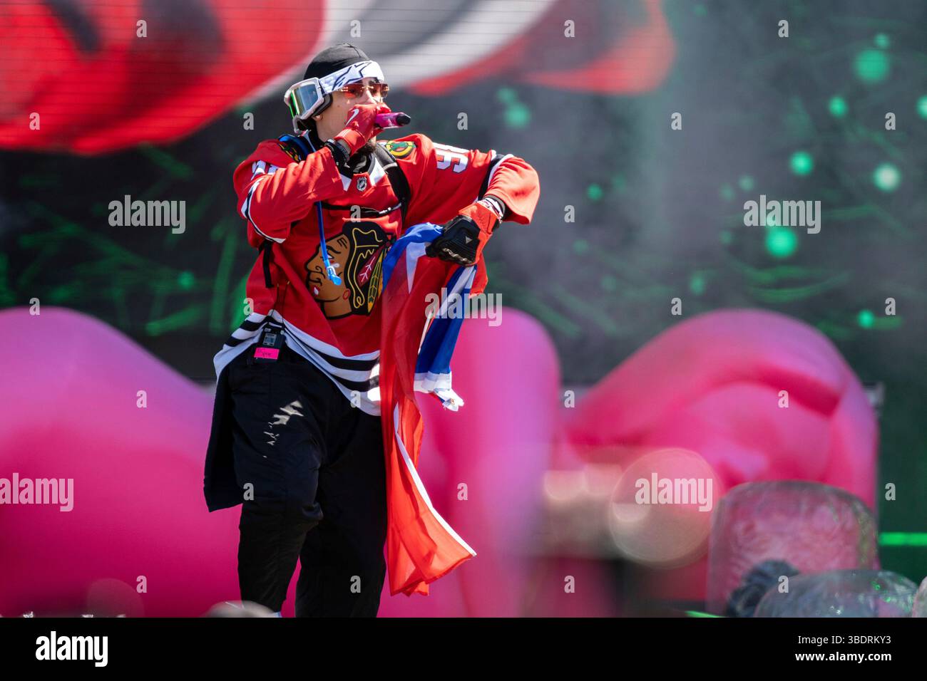 Omar Courtz performs at 2025 Suenos Music Festival on Sunday, May 25 ...