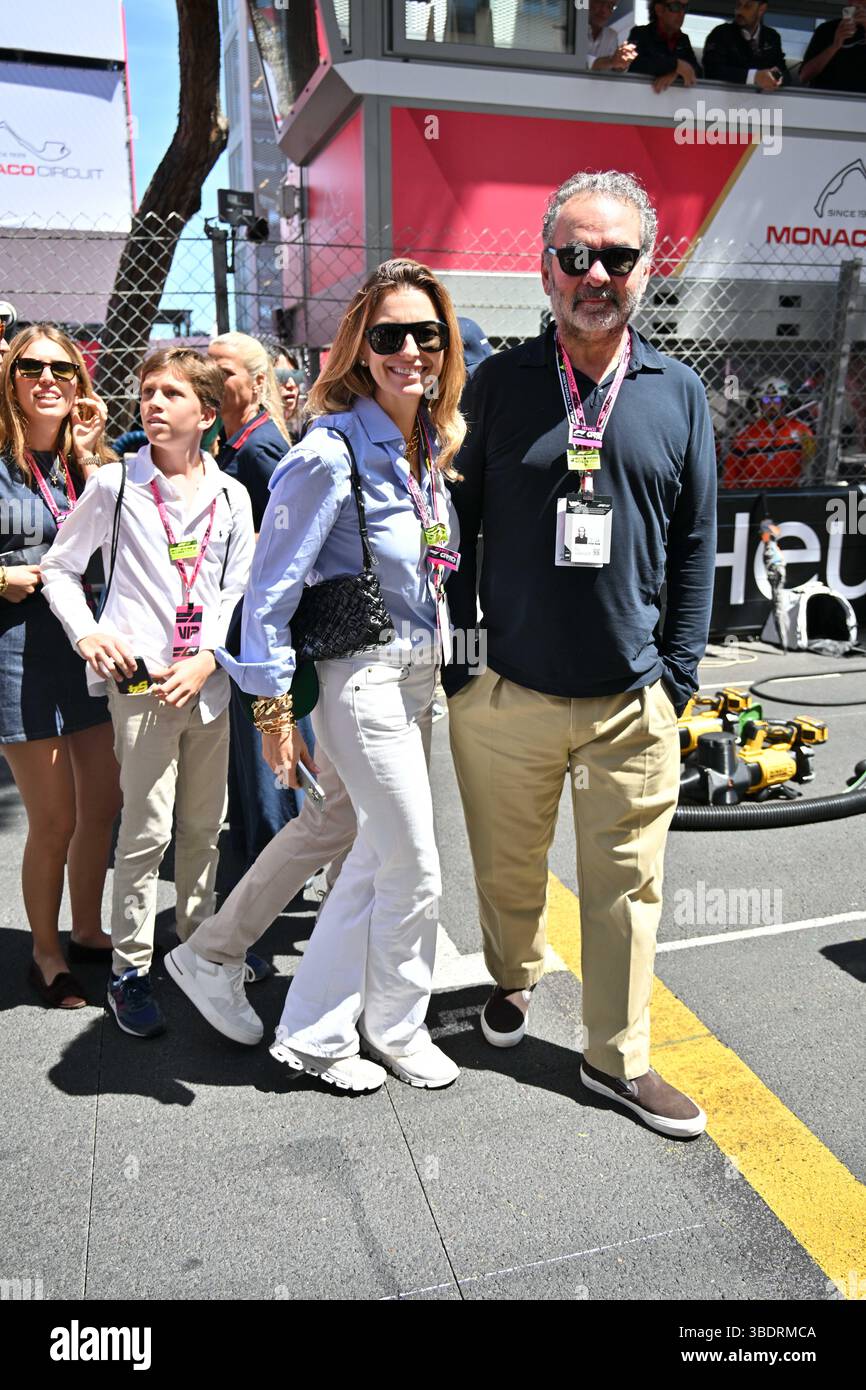 Monaco, Celebrities at the Monaco GP 2025. photo: Federica Fontana ...