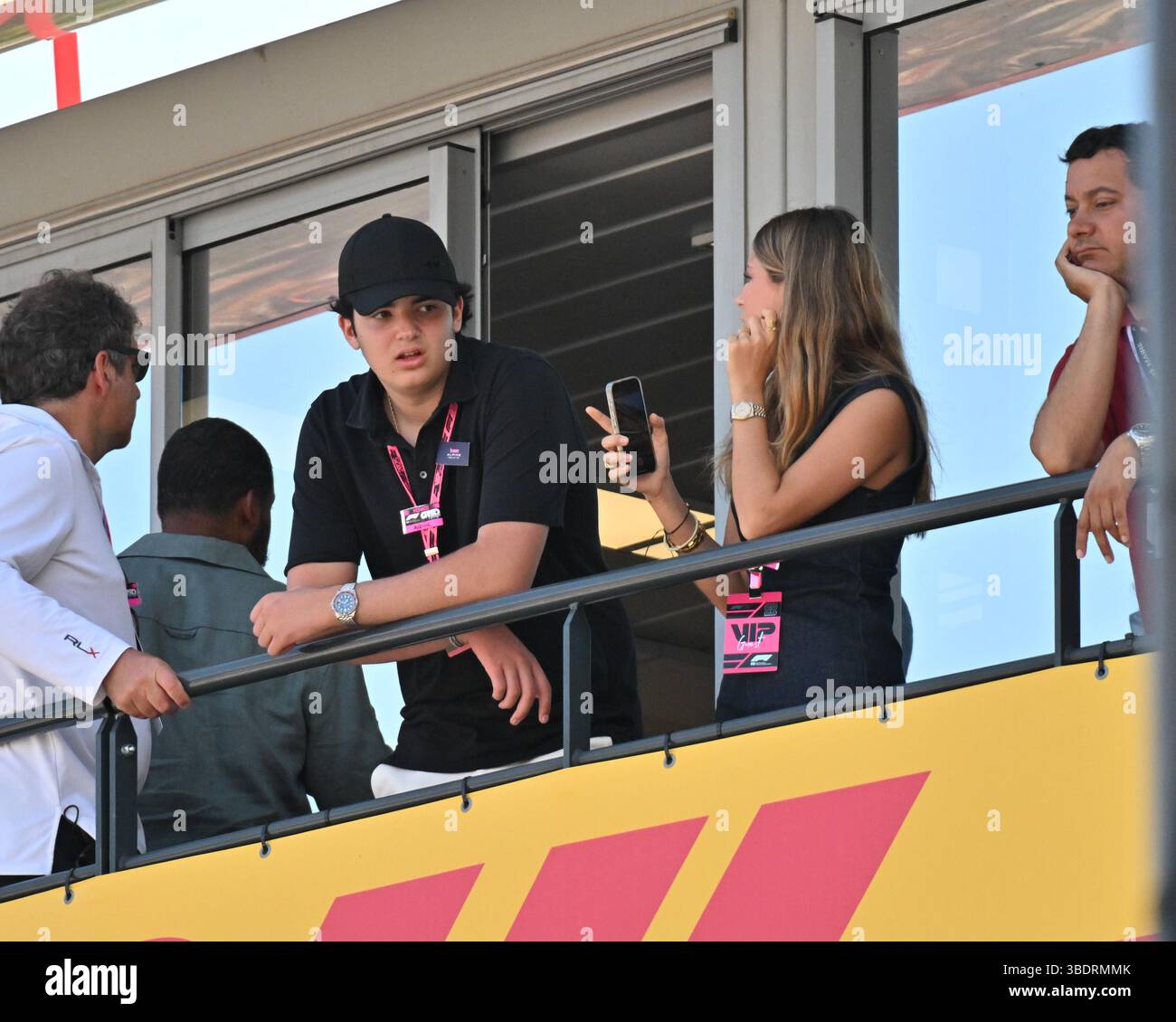Monaco, Celebrities at the Monaco GP 2025. Photo: Nathan Falco Briatore ...