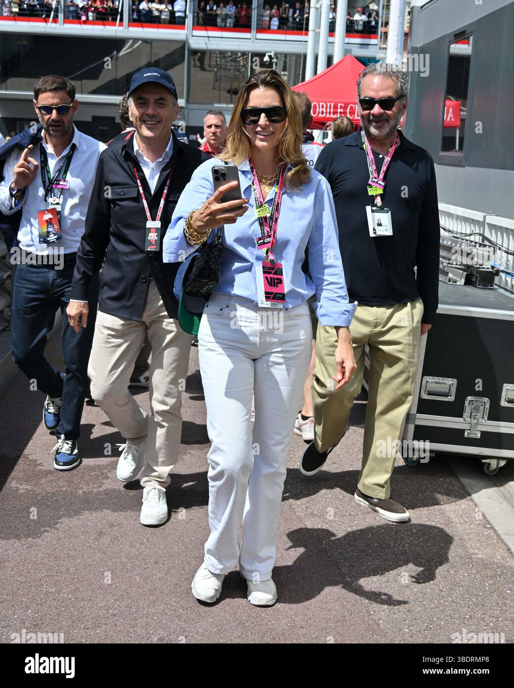 Monaco, Celebrities at the Monaco GP 2025. Photo: Kylian Mbappé Stock ...