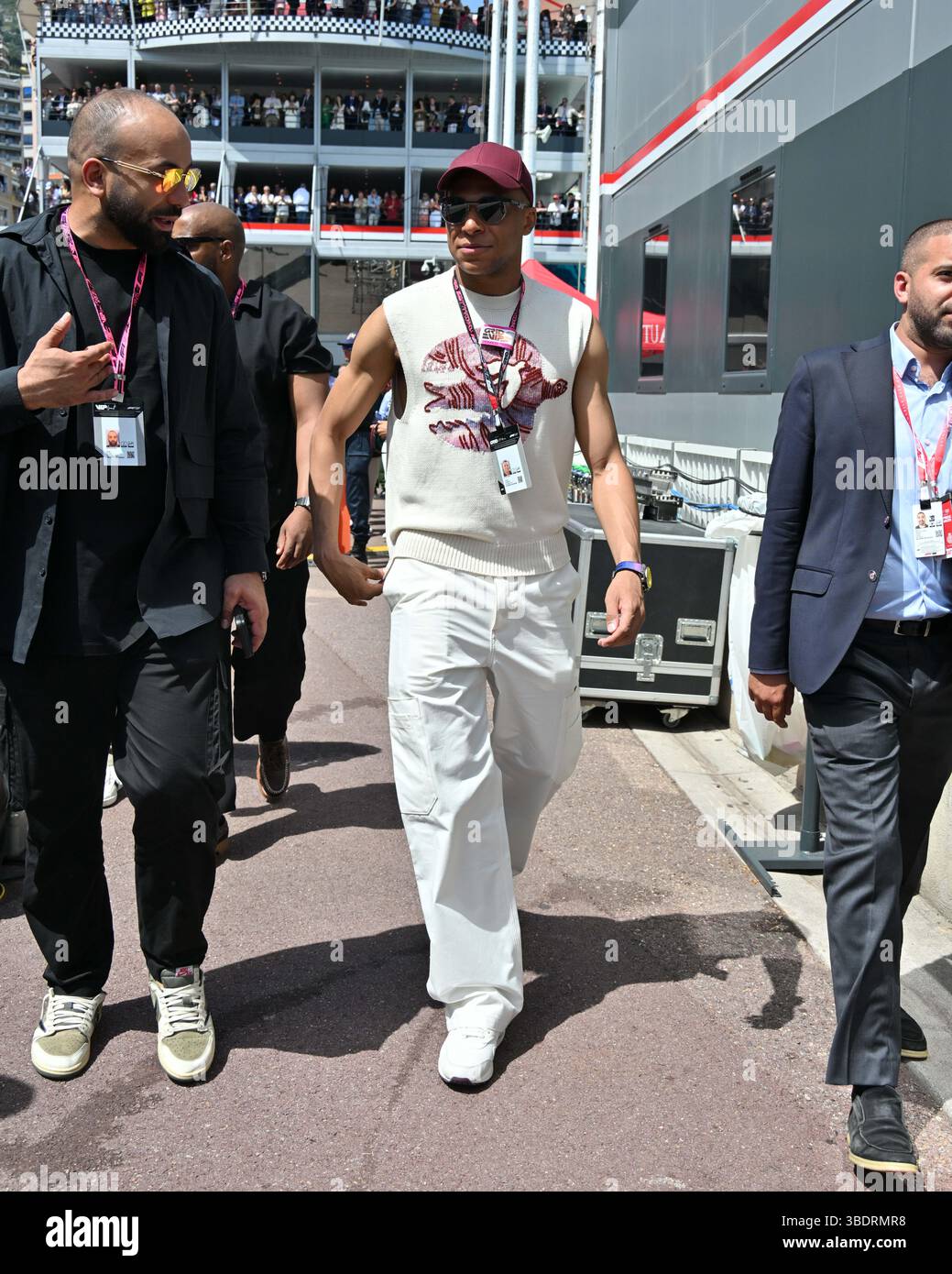 Monaco, Celebrities at the Monaco GP 2025. Photo: Kylian Mbappé Stock ...