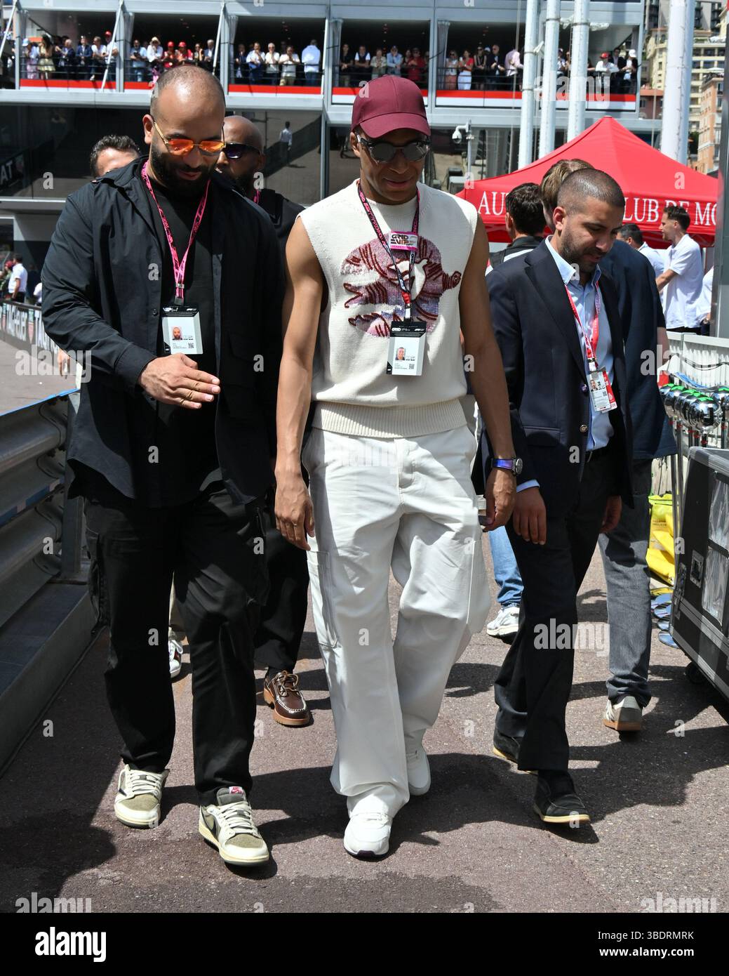 Monaco, Celebrities at the Monaco GP 2025. Photo: Kylian Mbappé Stock ...
