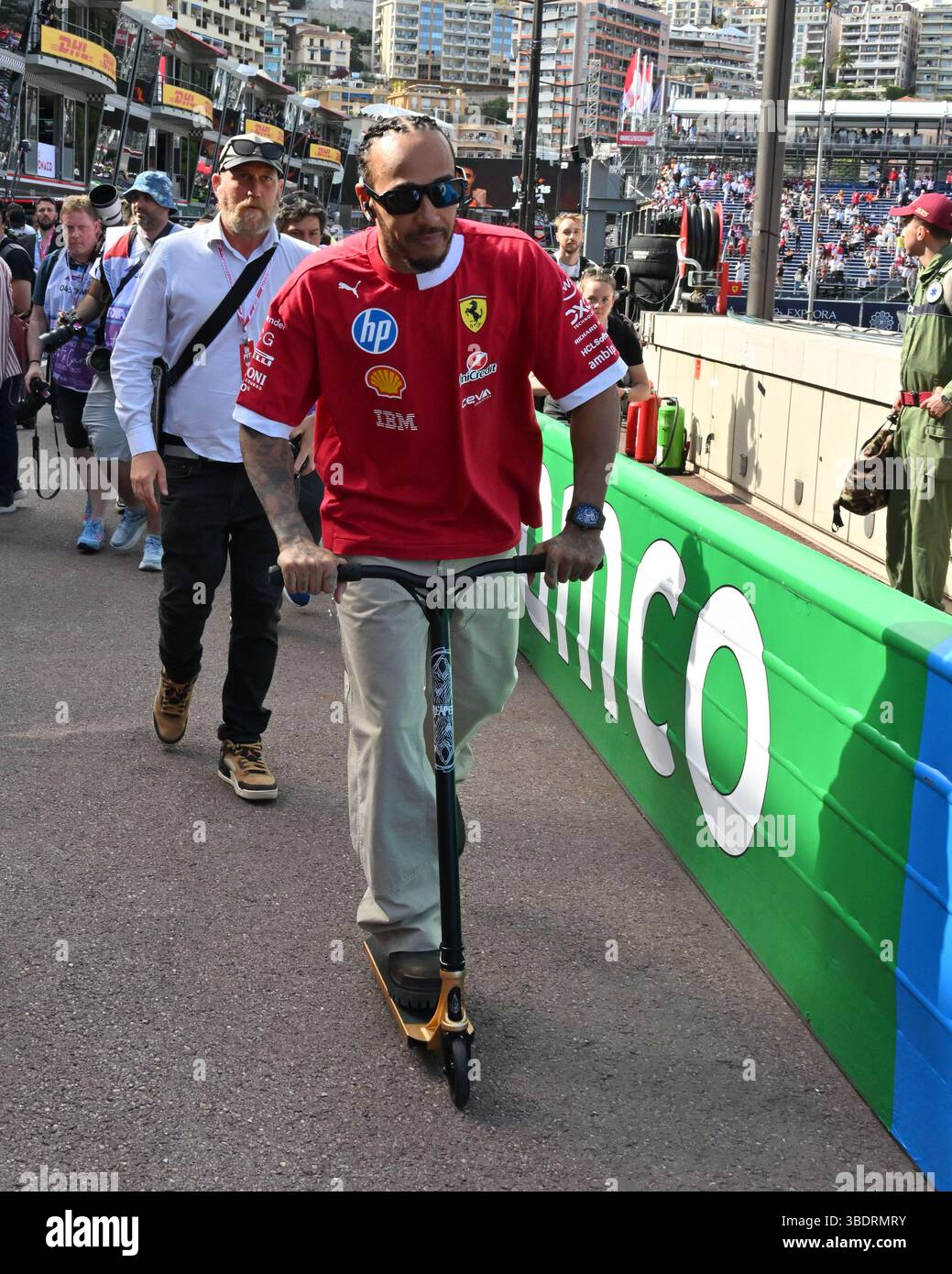 Monaco, Celebrities at the 2025 Monaco GP. Photo: Lewis Hamilton Stock ...