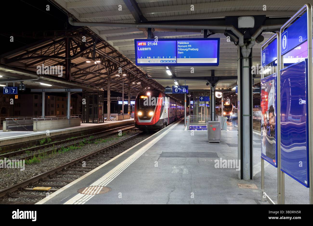 SBB ( Swiss railways ) Rabe 502 duplex electric train at Lausanne ...