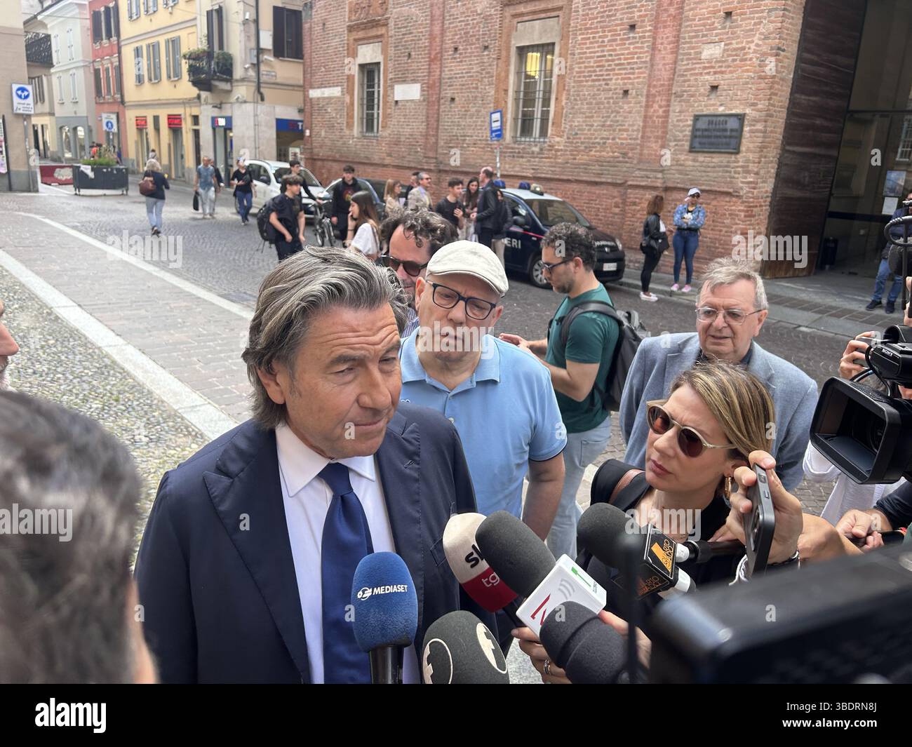 Claudio Mangiarotti copyright PAVIA- Court of Pavia- In the photo the lawyer Antonio De Rensis ...