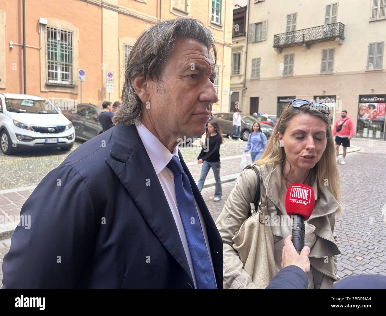 Claudio Mangiarotti copyright PAVIA- Court of Pavia- In the photo the lawyer Antonio de Rensis ...