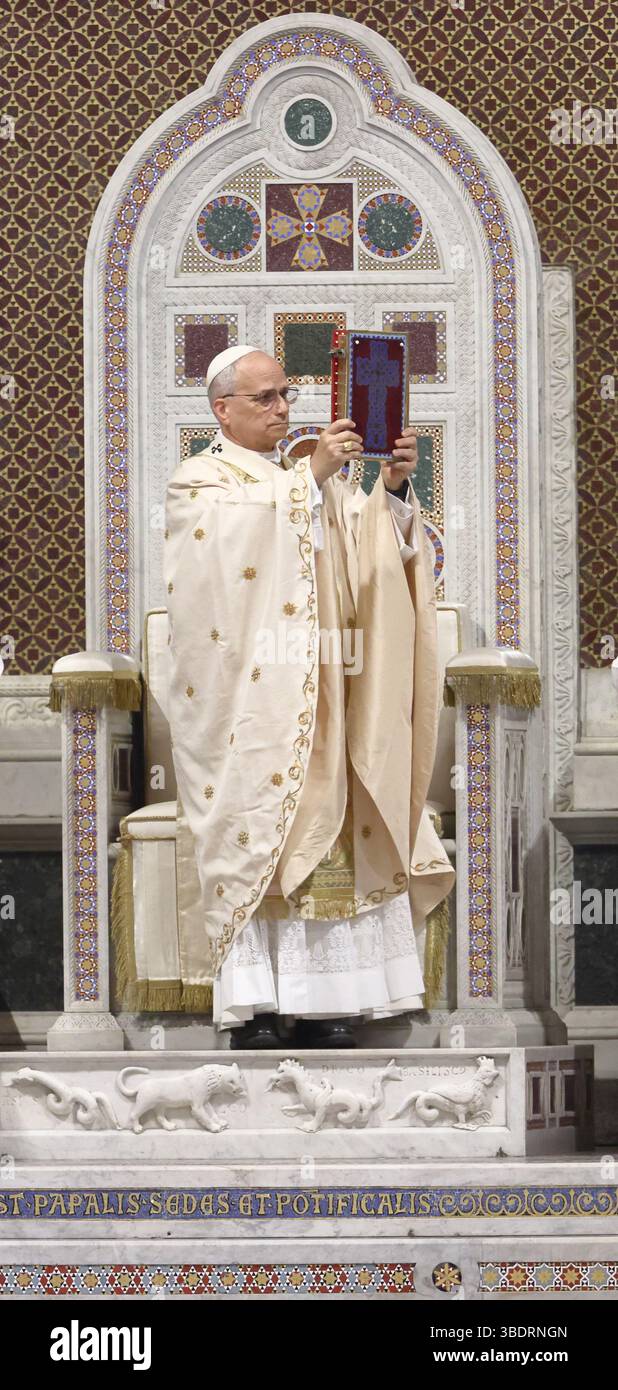 Rome, Italy. 25th May, 2025. **NO LIBRI** Italy, Rome, 2025/5/25.Pope ...