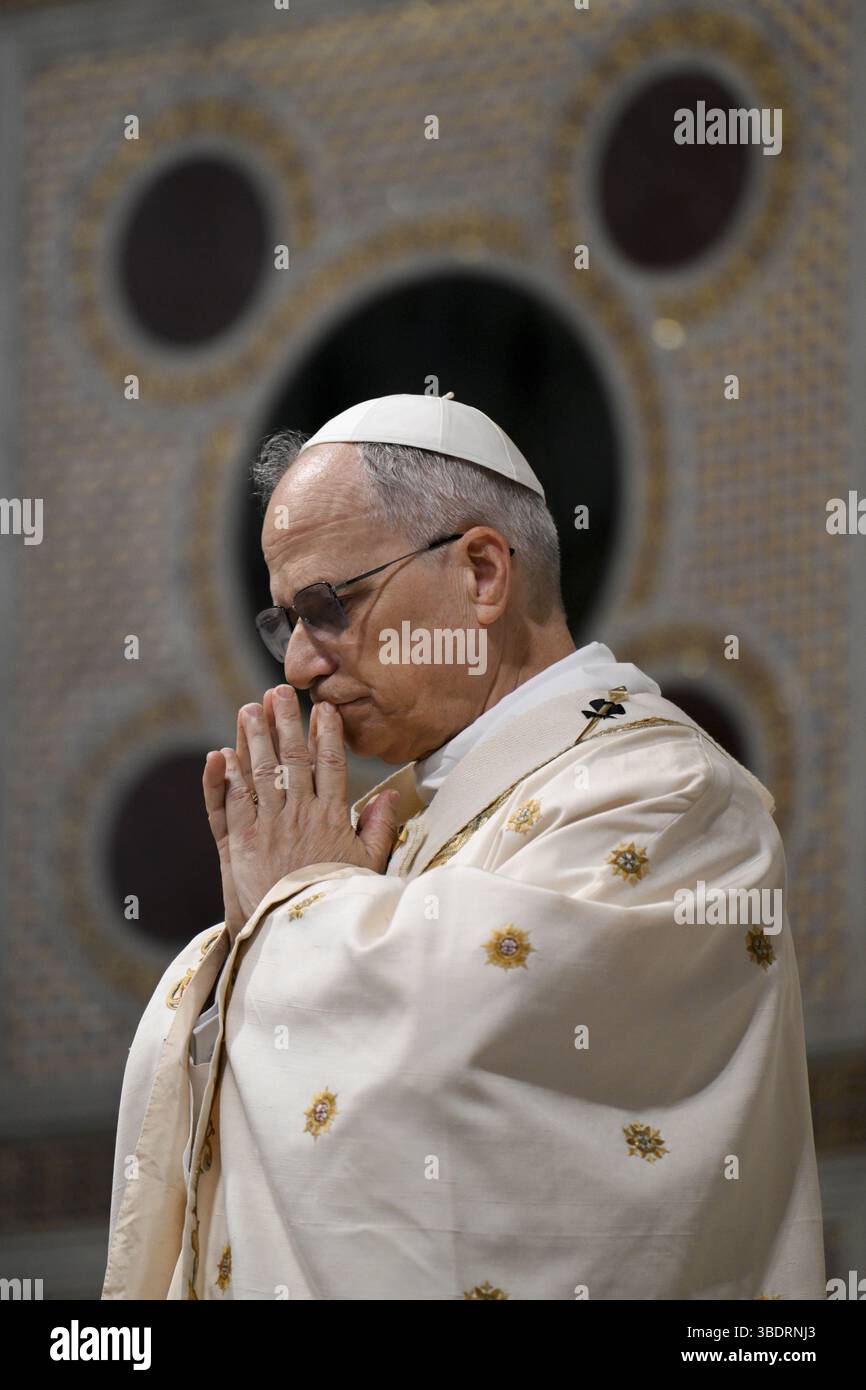 Rome, Italy. 25th May, 2025. **NO LIBRI** Italy, Rome, 2025/5/25.Pope ...