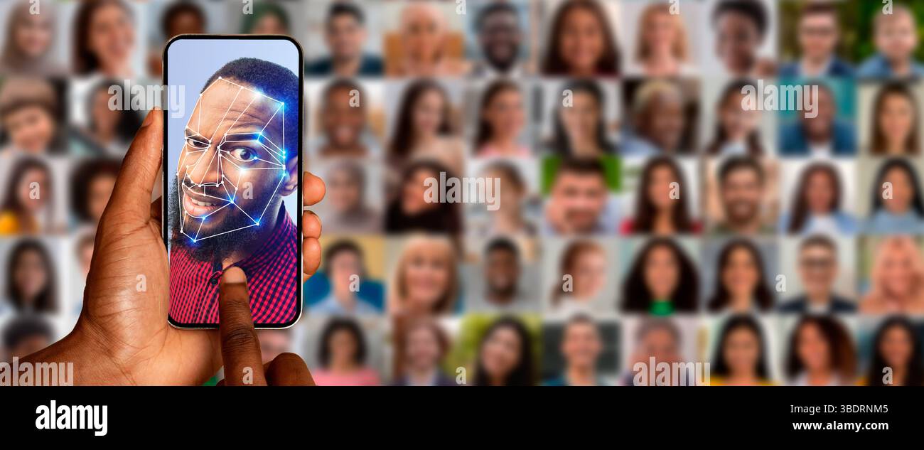 Modern technology enables facial recognition for identification on ...
