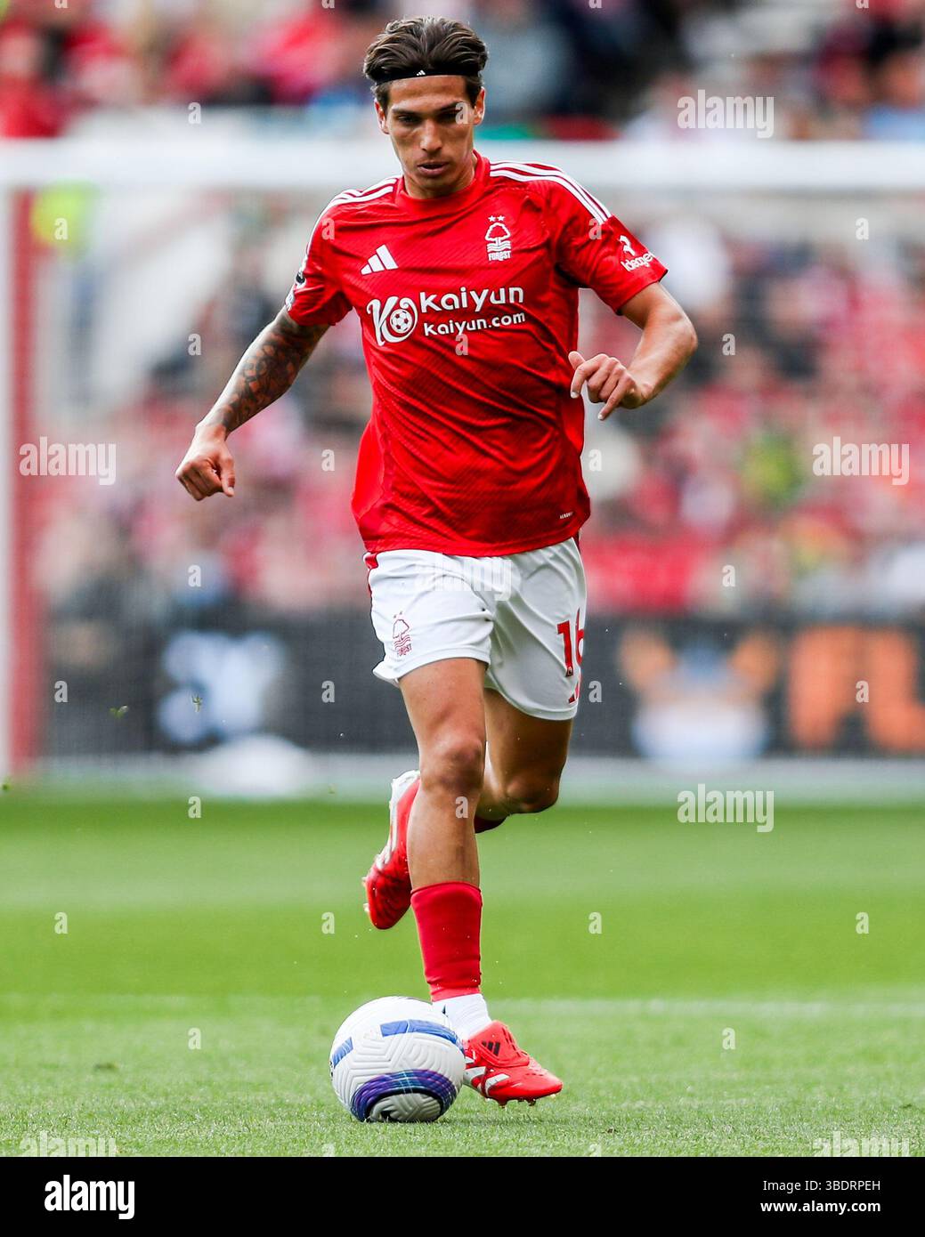 Nottingham, UK. 25th May, 2025. Nicolas Dominguez of Nottingham Forest ...