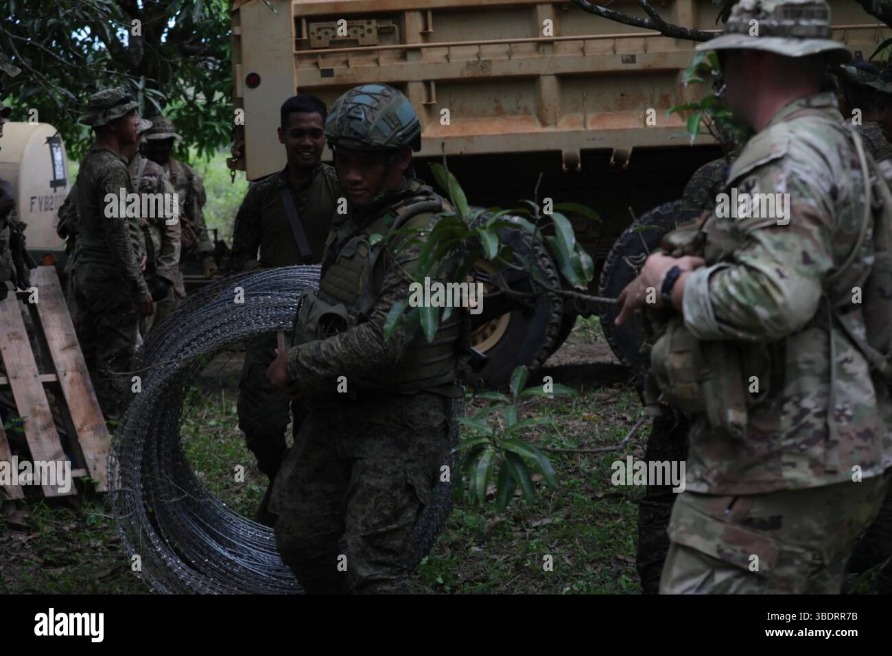 U.S. Army Soldiers from the 95th Combat Engineer Company, 503rd ...