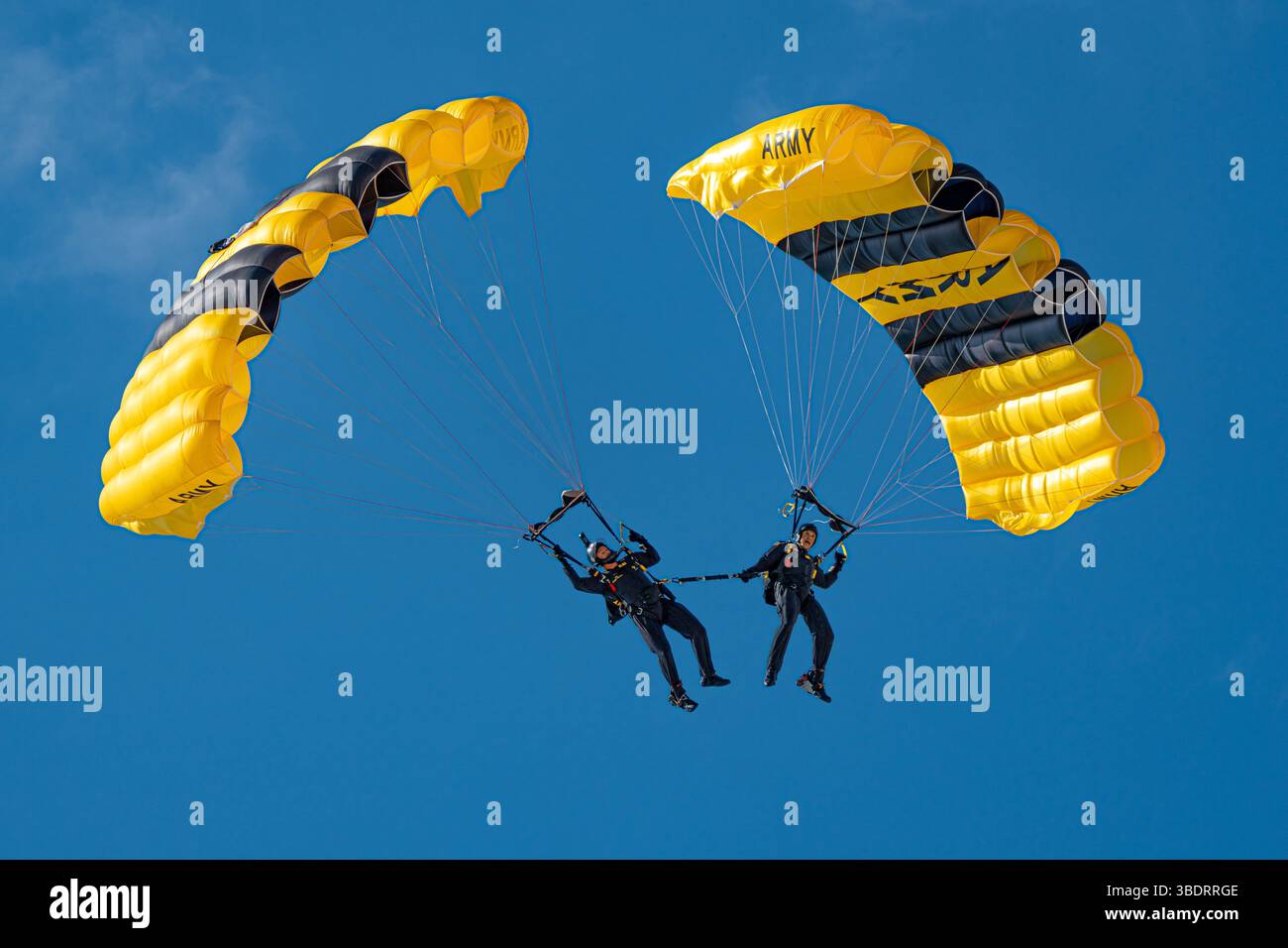 Members of the U.S. Army Parachute Team (USAPT), Sgt. 1st Class Morgan ...