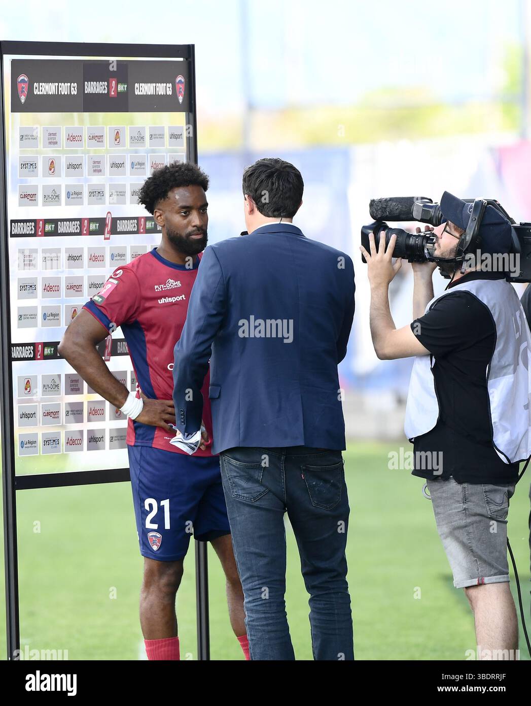 21 Yoann SALMIER (cf63) during the playoffs National 1/Ligue 2 BKT ...