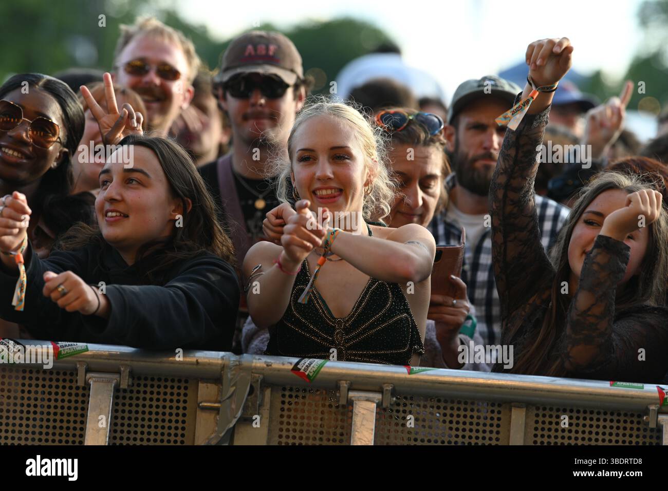 LONDON, UK. 25th May, 2025. Bashy performs at Cross The Tracks 2025 at ...