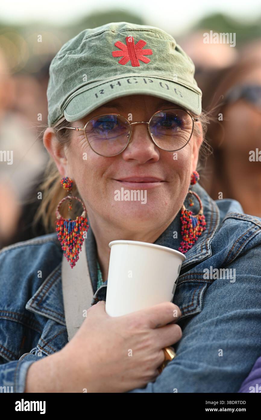 LONDON, UK. 25th May, 2025. Bashy performs at Cross The Tracks 2025 at ...