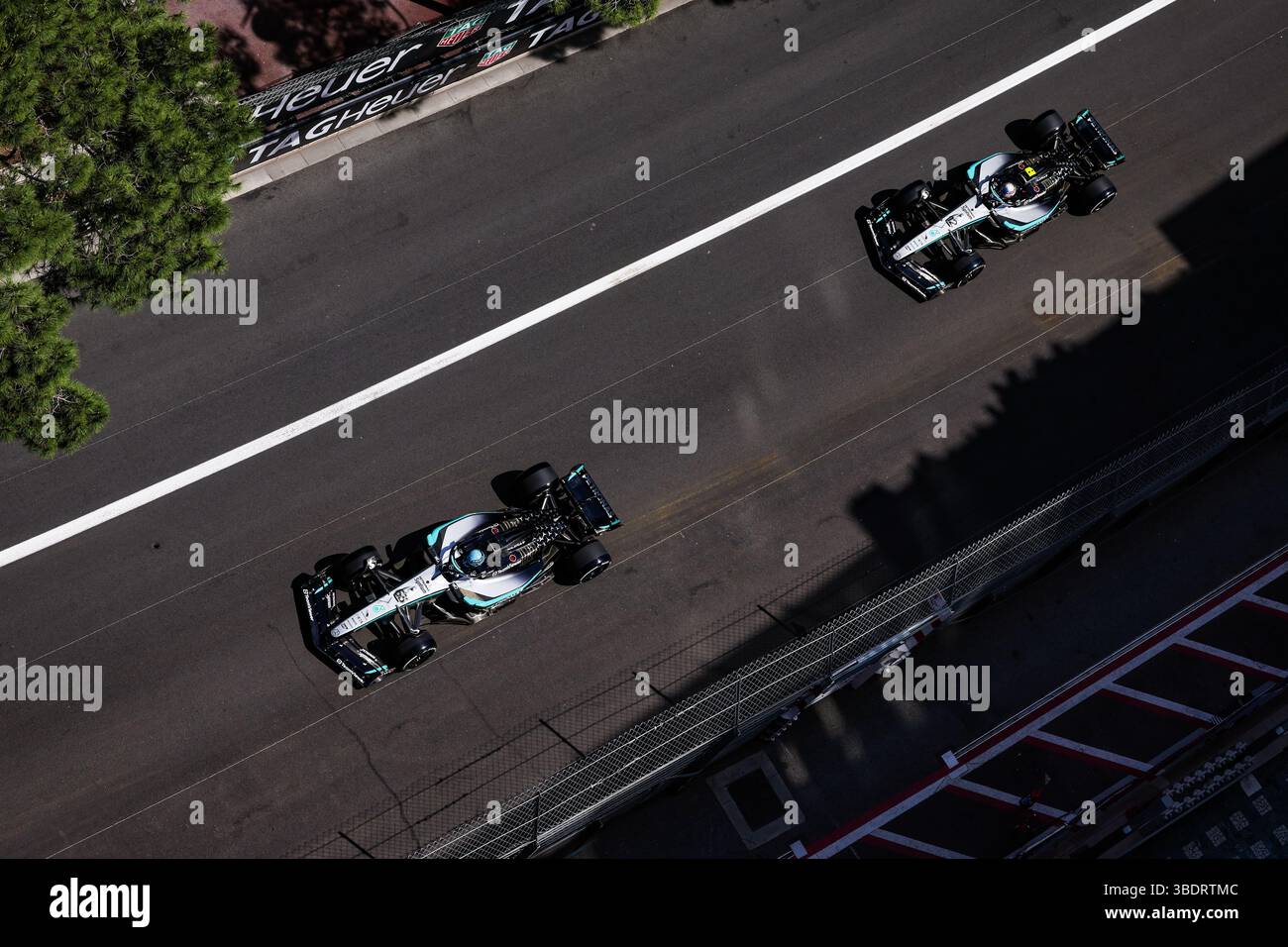 63 RUSSELL George (gbr), Mercedes AMG F1 Team W16, 12 KIMI ANTONELLI Andrea (ita), Mercedes AMG ...