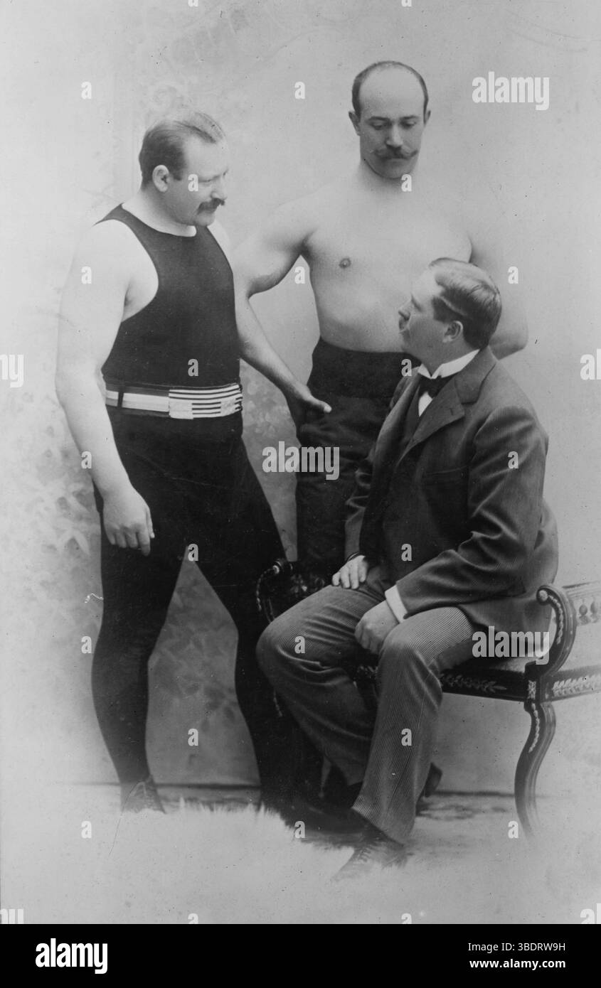 Ernest Roeber, left, (1861 – 1944) German-American professional ...