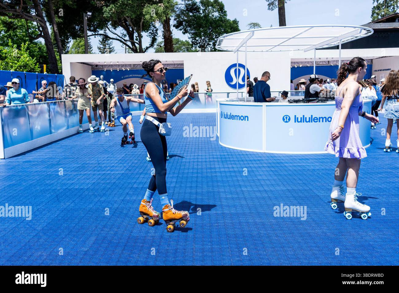 Festivalgoers are seen at the 2025 BottleRock Napa Valley on Sunday ...