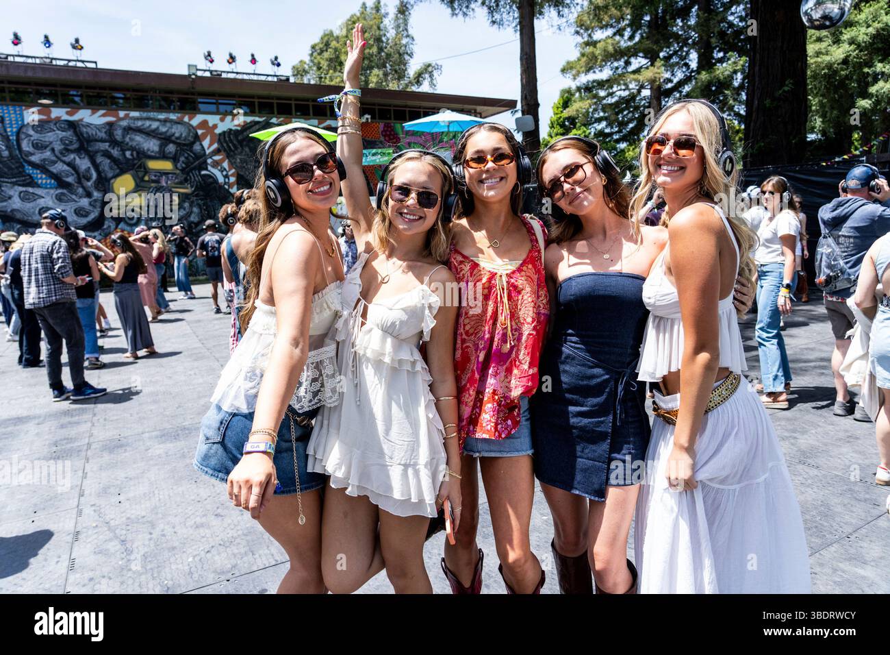 Festivalgoers are seen at the 2025 BottleRock Napa Valley on Sunday ...