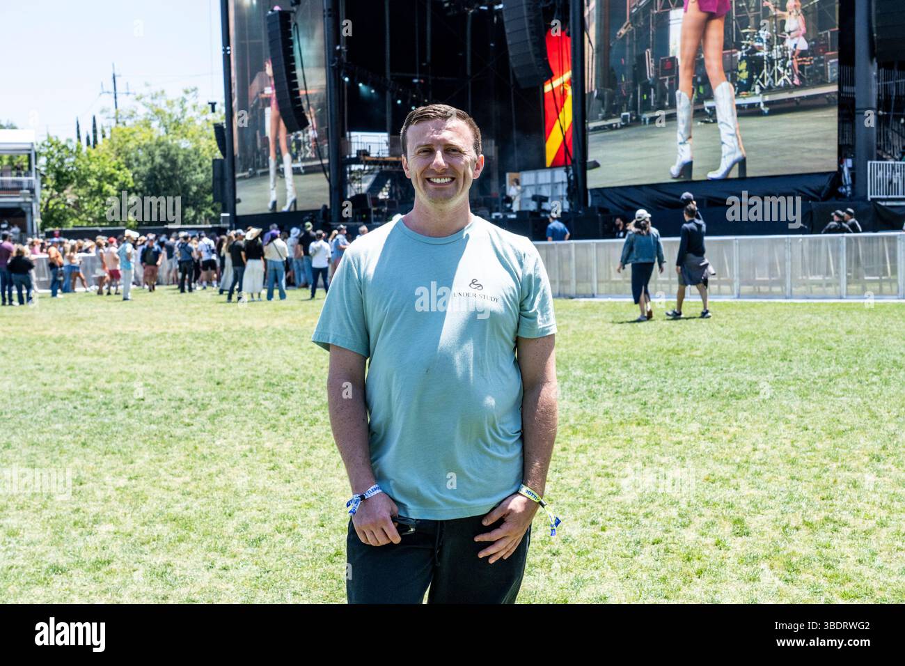 Chef Vincent Loseto poses at the 2025 BottleRock Napa Valley on Sunday ...