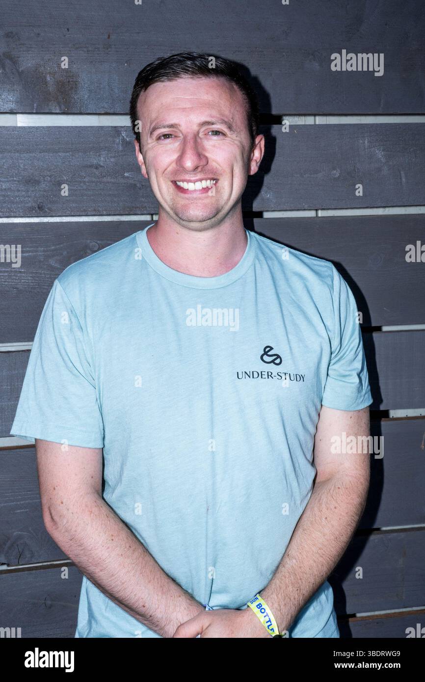 Chef Vincent Loseto poses at the 2025 BottleRock Napa Valley on Sunday ...